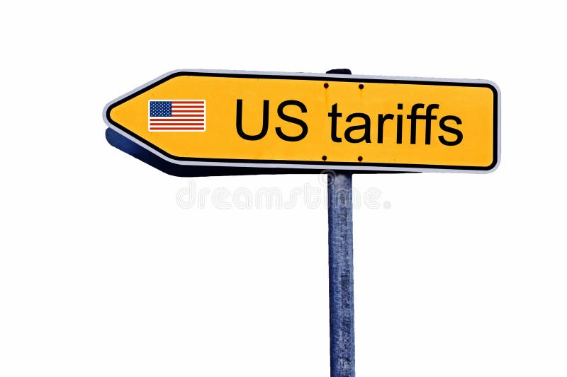 Sign Words Us Tariffs Flag Stock Photos - Free & Royalty-Free Stock ...