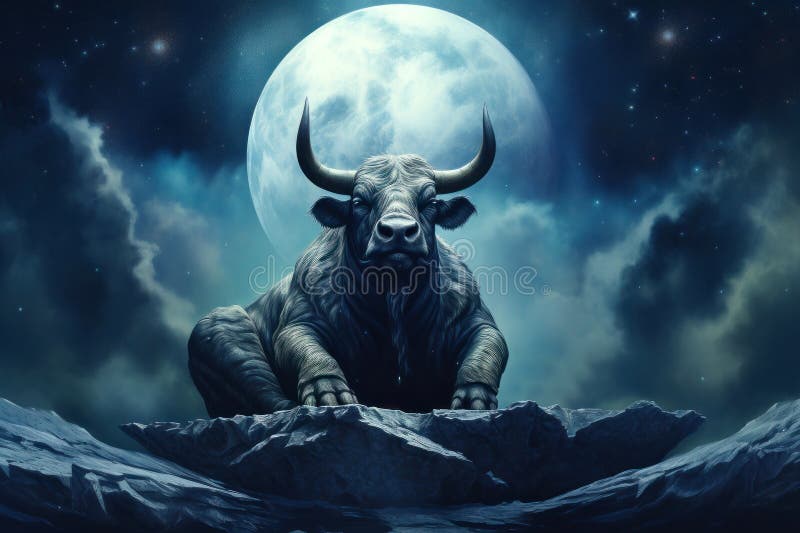 Sign of the Zodiac Taurus. Constellation of Taurus Stock Illustration ...