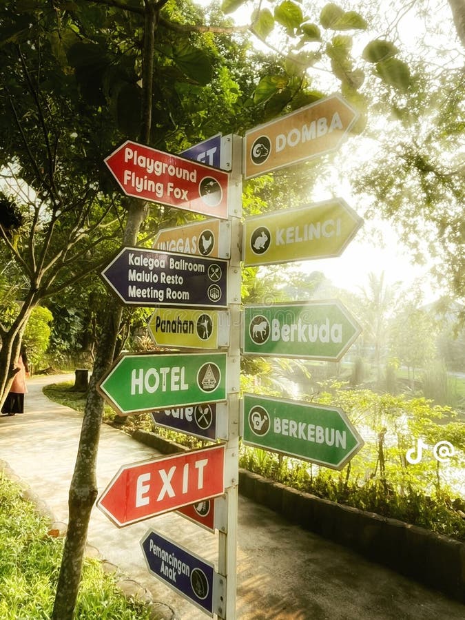 Sign of Zoo and Animal Family Friendly Stock Photo - Image of sign ...