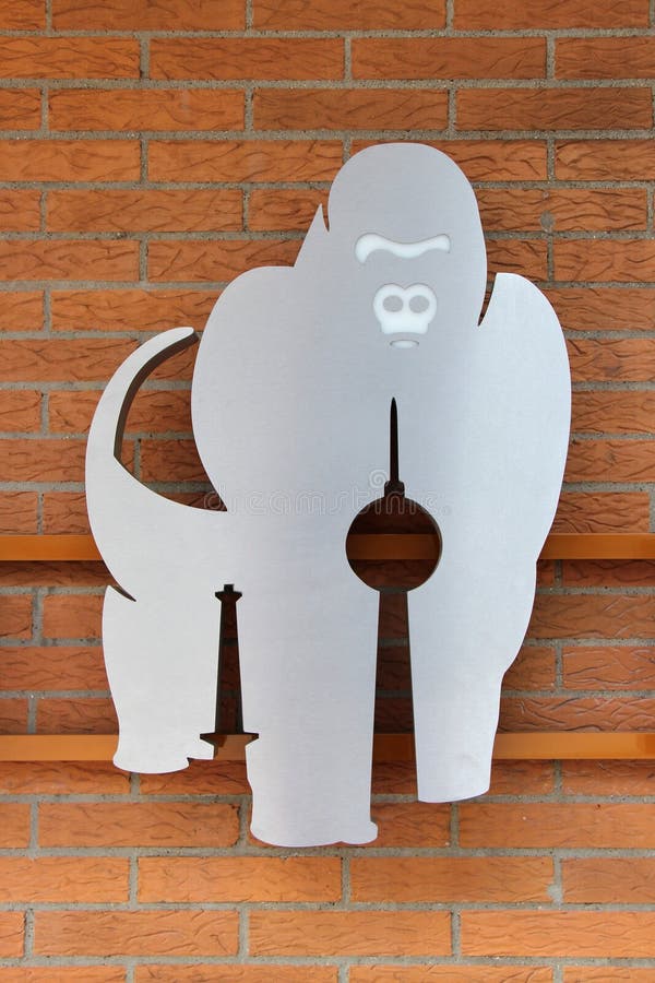 Sign in a Zoo in Berlin - Germany Stock Image - Image of animal, monkey ...