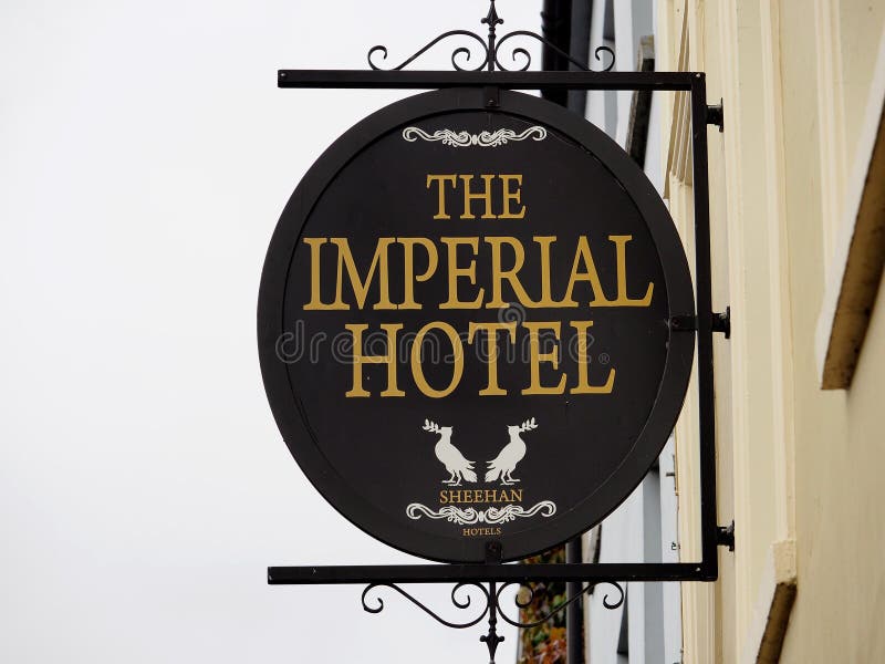 Signage for Hotel in Tralee Ireland Editorial Stock Photo - Image of ...
