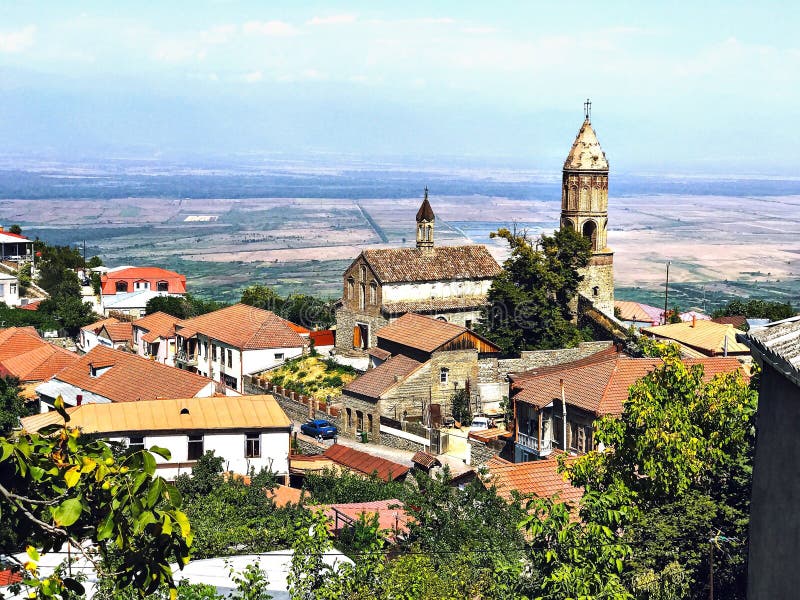 Signaghi stock photo. Image of town, city, georgia, signaghi - 144647978