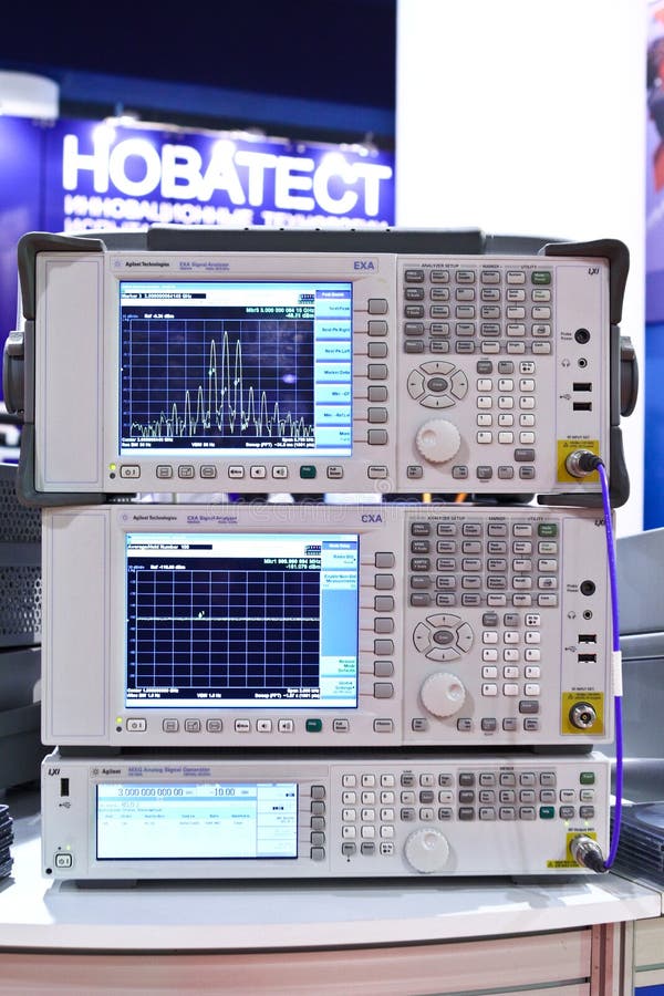 Signal analyzer editorial stock image. Image of digital - 24533214