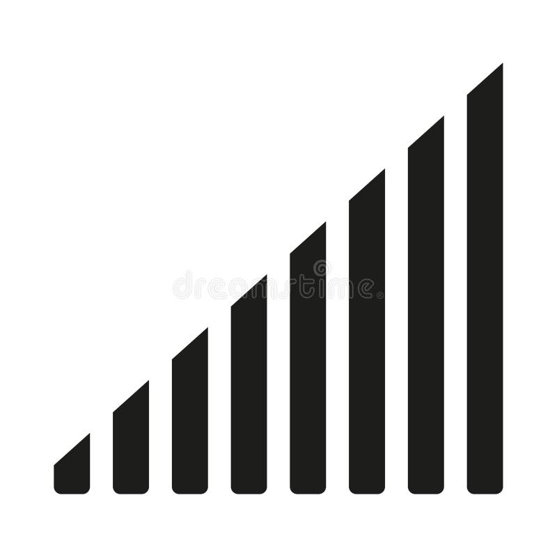 Signal Bar Icon. Vector Illustration. EPS 10 Stock Vector ...