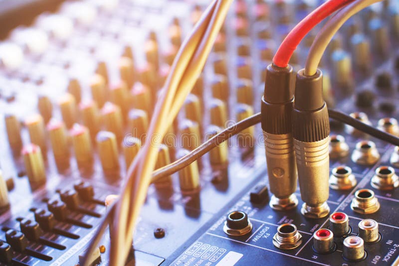 Signal cable connected. stock image. Image of desk, connected - 137703585