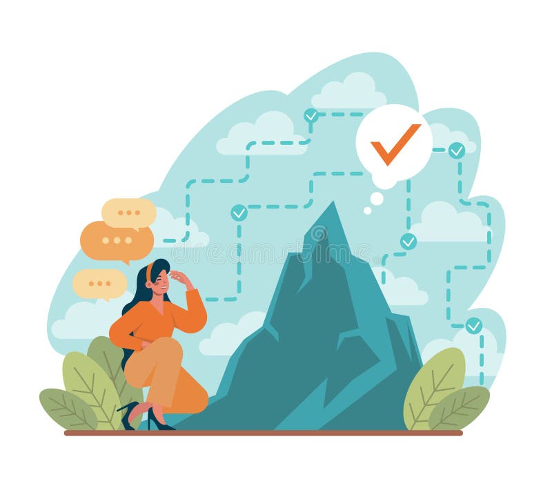 Signal Concept. Person Recieving or Giving Signal Source Stock Vector ...