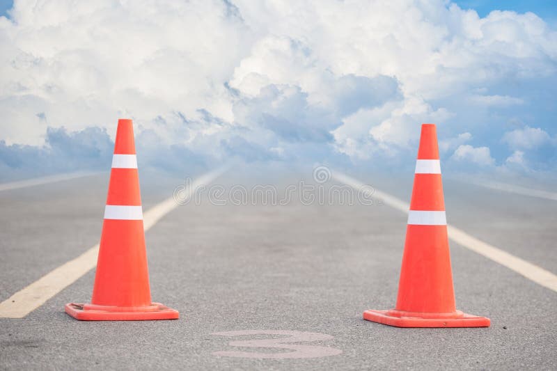 Signal cone stock photo. Image of design, grey, orange - 71574864