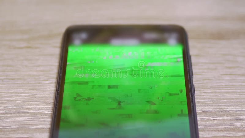 Signal Distortion, Interference, Glitches on Screen of a Smartphone ...