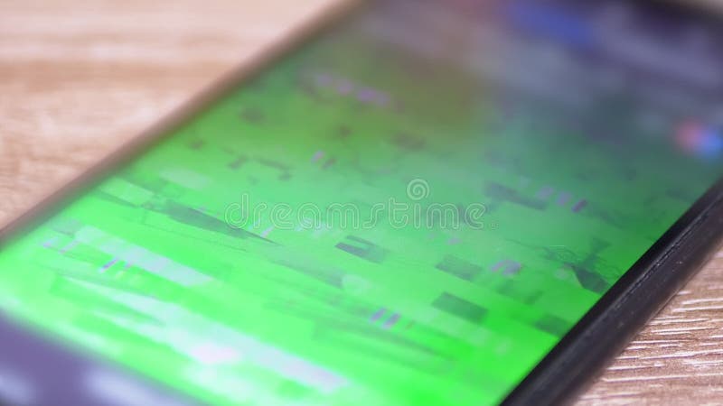 Signal Distortion, Interference, Glitches on Screen of a Smartphone ...