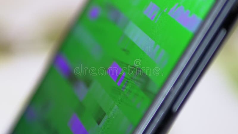 Signal Distortion, Interference, Glitches on Screen of a Smartphone ...