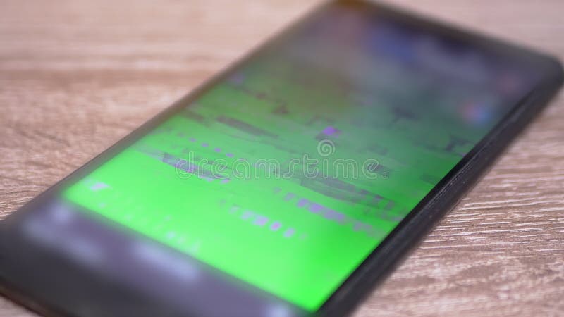Signal Distortion, Interference, Glitches on Screen of a Smartphone ...