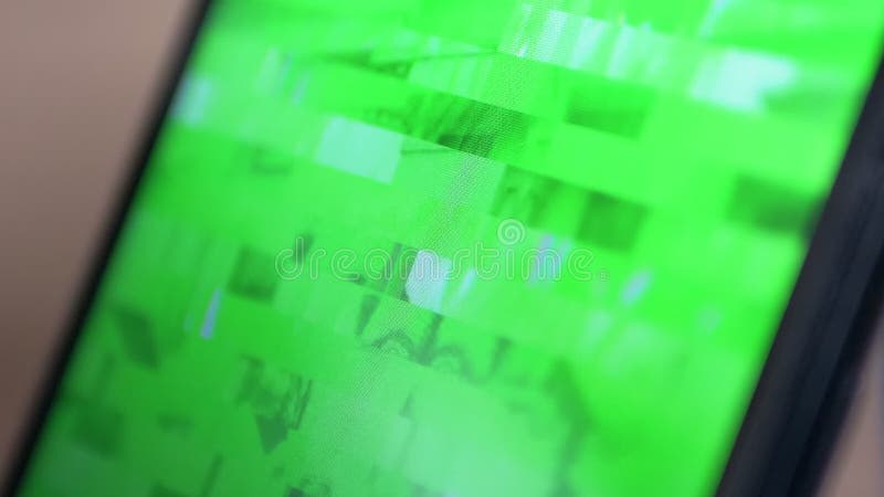 Signal Distortion, Interference, Glitches on Screen of a Smartphone ...