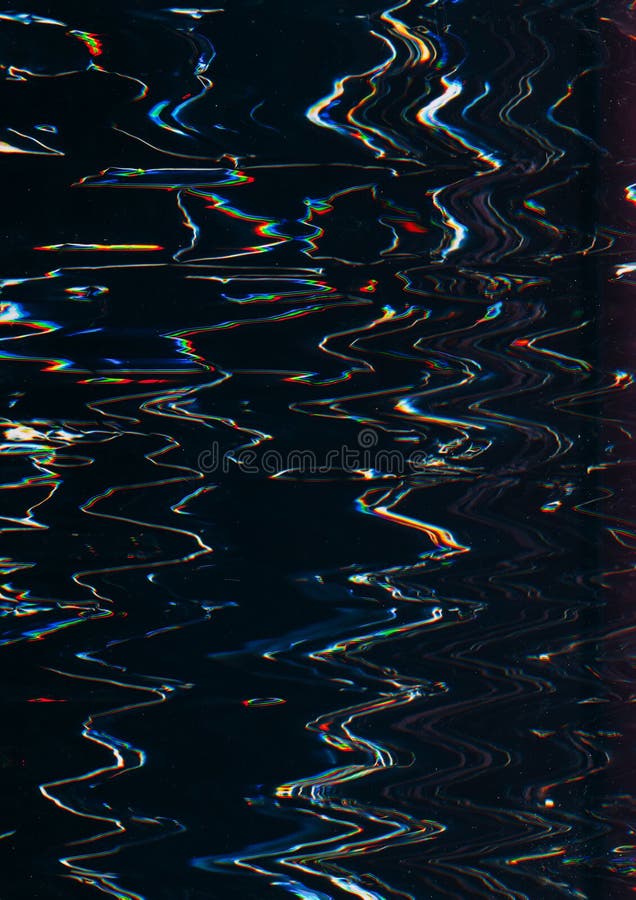 Signal Error Glitch Vhs Distorted Screen Digital Stock Image - Image of ...