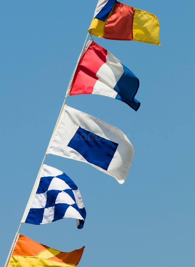 Signal flags stock image. Image of international, communication - 5657243