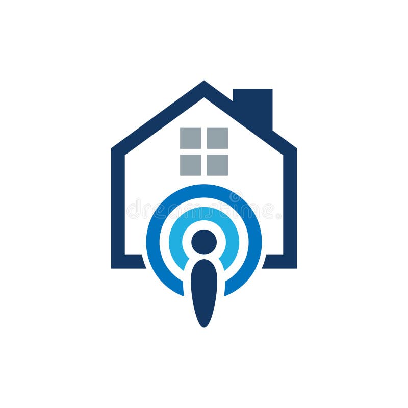 Signal House Logo Icon Design Stock Vector - Illustration of abstract ...