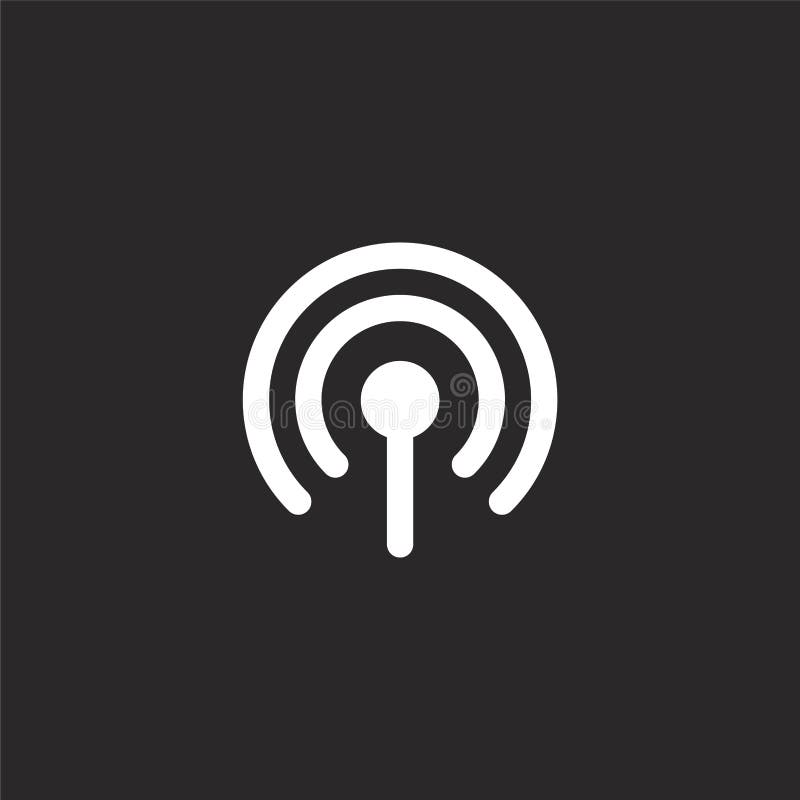 Signal Icon. Filled Signal Icon for Website Design and Mobile, App ...