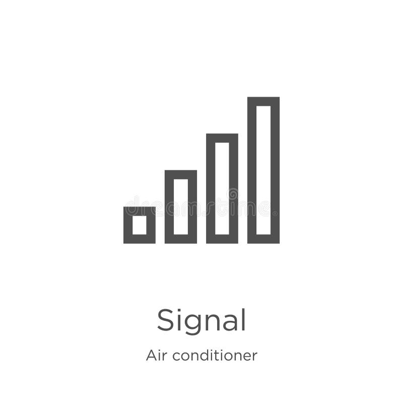 Signal Icon Vector from Auto Collection. Thin Line Signal Outline Icon ...