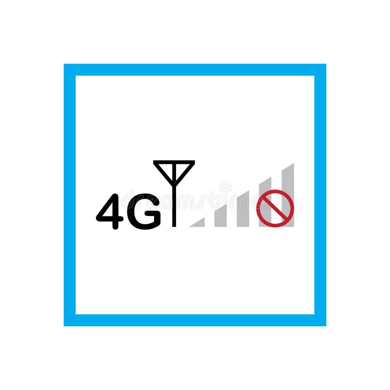 Signal stock vector. Illustration of phone, signal, connect - 166654963