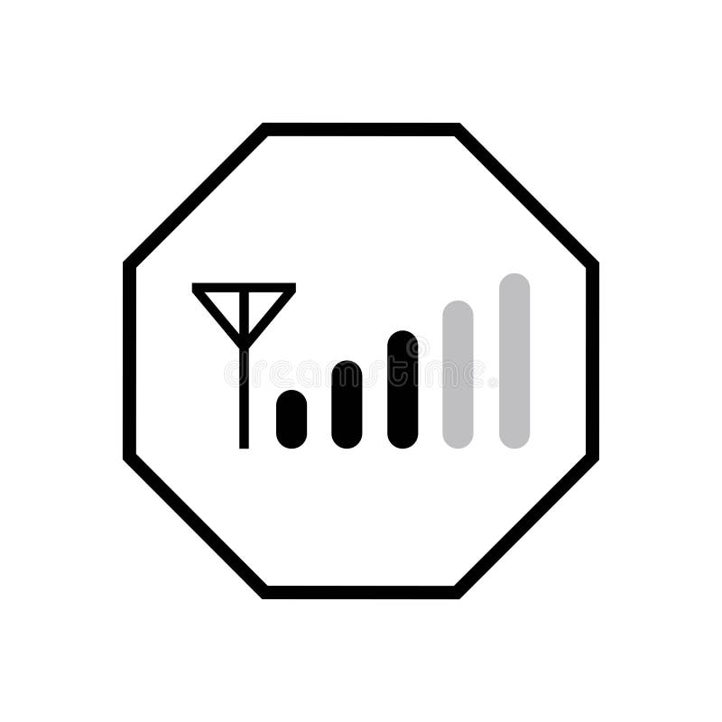 Signal stock vector. Illustration of phone, energy, broadcasting ...