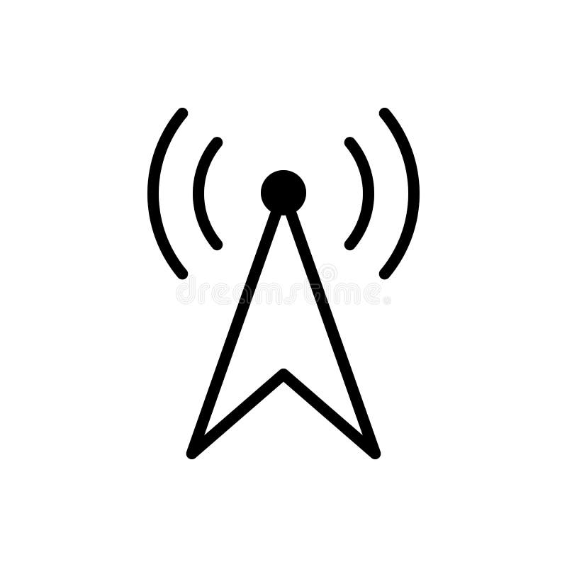 Signal Icon, Wifi Vector Illustration Stock Vector - Illustration of ...