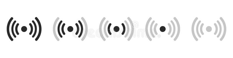 Signal Icons. Vector Set of Network Signals Icons Stock Illustration ... Signal Icons. Vector Set of Network Signals Icons Stock Illustration ...
