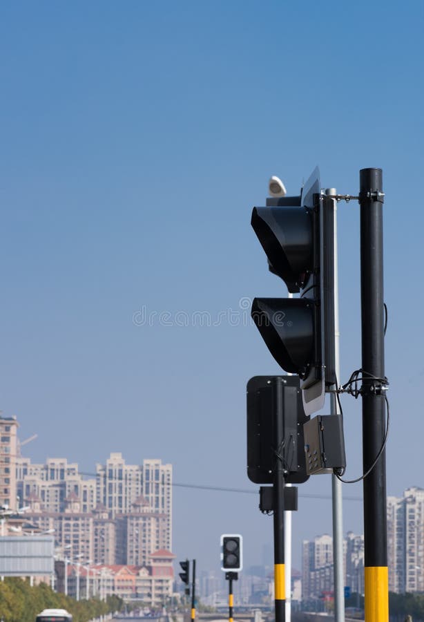 Sensor Traffic Lights stock image. Image of modern, milan - 160223757