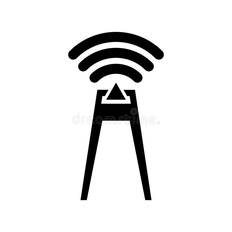 Signal Logo Vector Template Icon Stock Vector - Illustration of digital ...