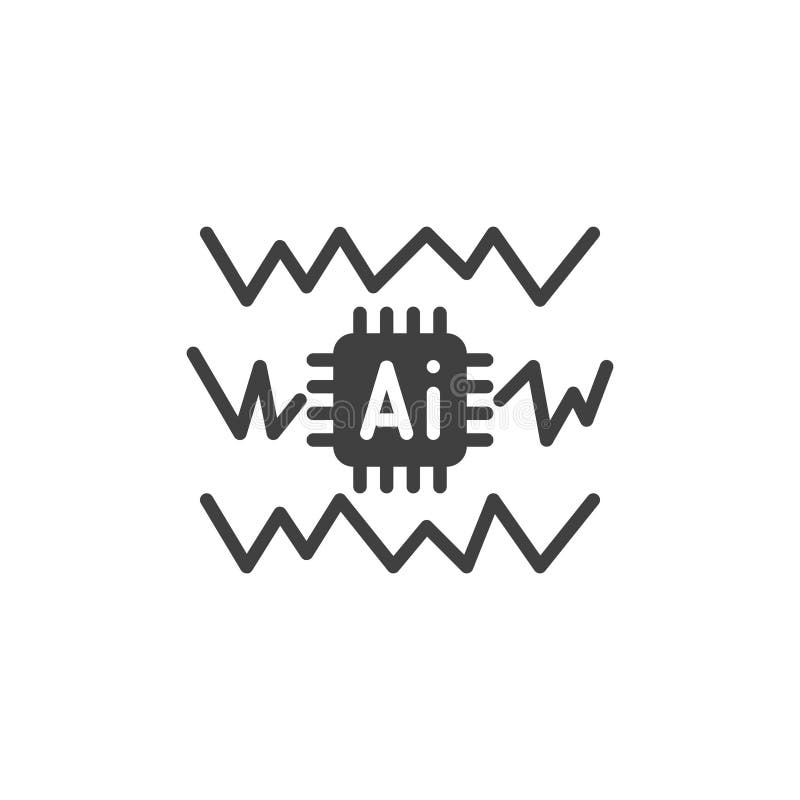 Signal Processor Solid Vector Icon Stock Illustration - Illustration of ...