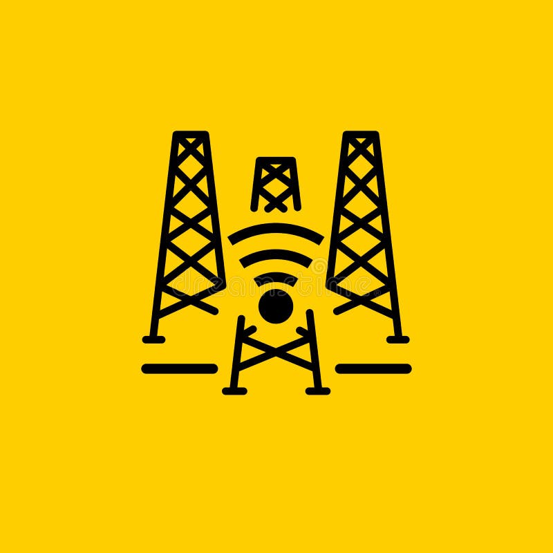 Signal Search Logo Icon Design Stock Vector - Illustration of identity ...