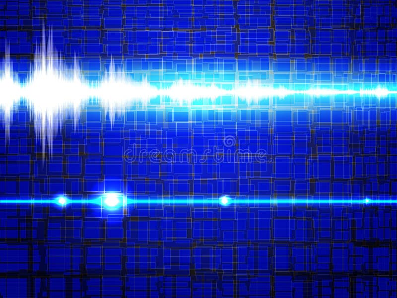 Signal sonore illustration de vecteur. Illustration du radio - 31790419