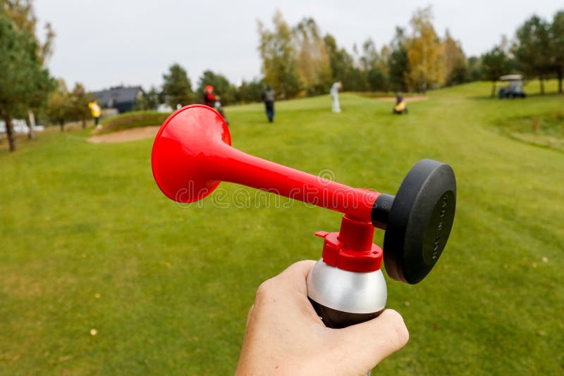 Signal the Start of a Tournament Stock Image - Image of competition ...