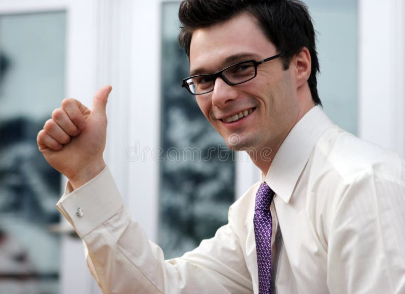Signal of success stock photo. Image of boss, male, career - 2220368