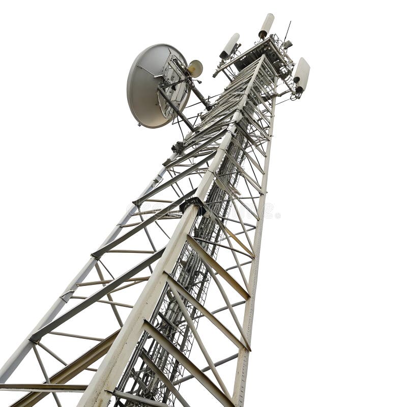 Signal Tower Icon, Wireless Technology Network Sign, Antenna Wave Radio ...