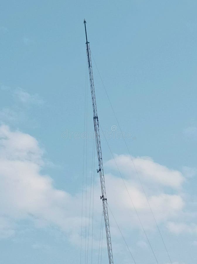 Signal Tower or Mobile Phone Tower .Telecommunication Tower with 5G ...