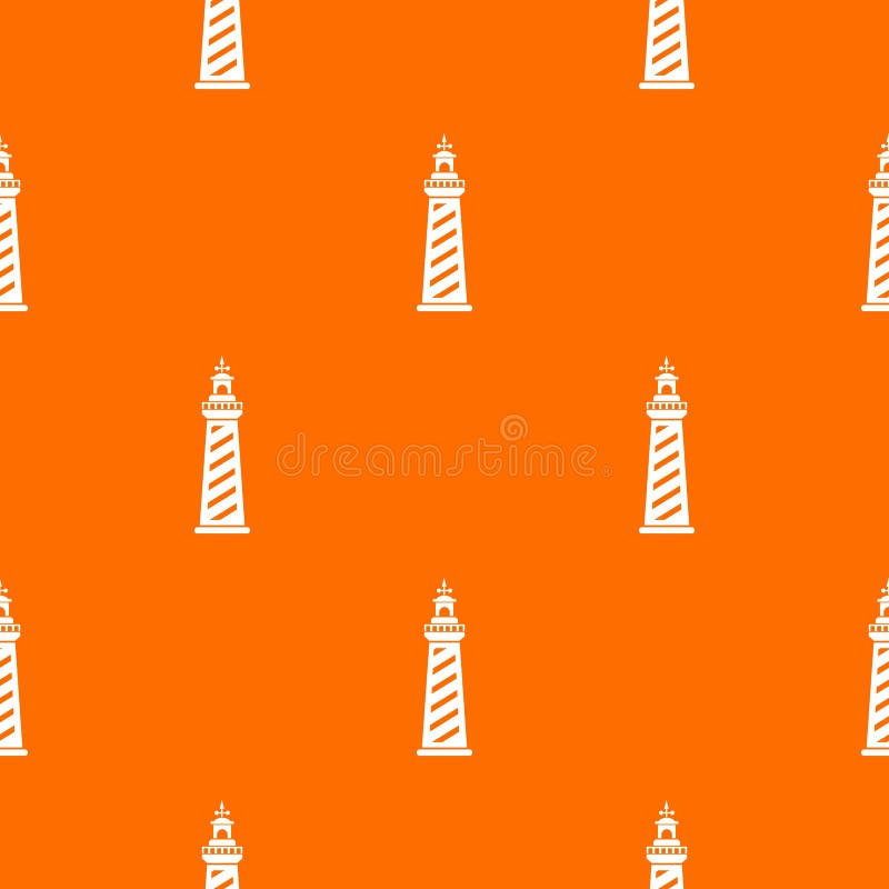 Signal Tower Pattern Vector Orange Stock Vector - Illustration of clear ...