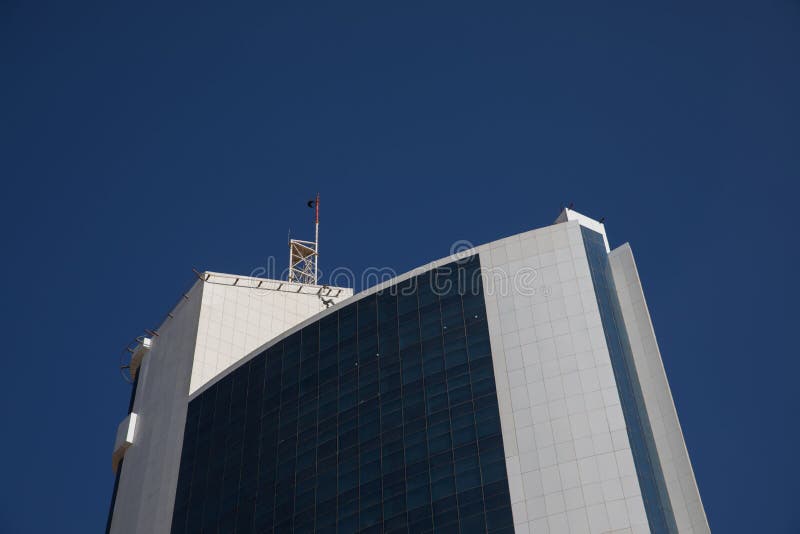Signal Tower on Top of Building Stock Photo - Image of communicate ...