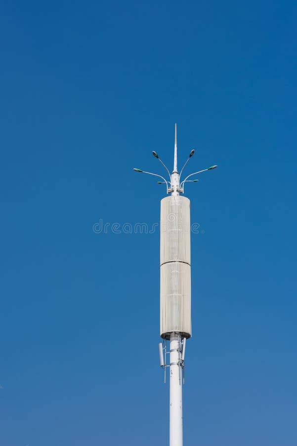 Signal tower stock photo. Image of sensor, transmission - 106135024