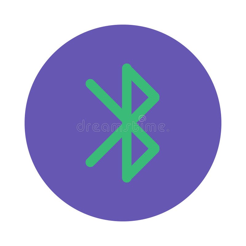 Signal Transfer Device Round Sticker Wireless Stock Vector ...