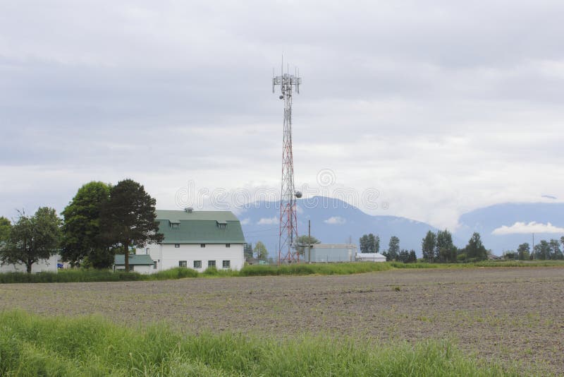 Signal Transmission Tower stock image. Image of rural - 25112857
