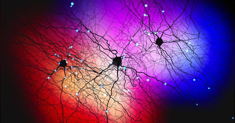 Neurons Transmitting Electrical Signals Stock Footage - Video of neural ...