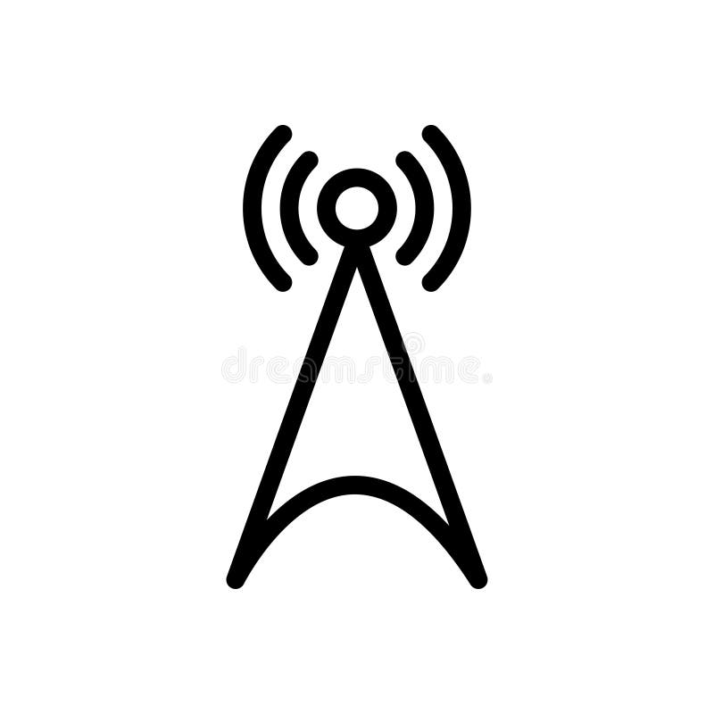 Signal stock vector. Illustration of equipment, data - 210744190