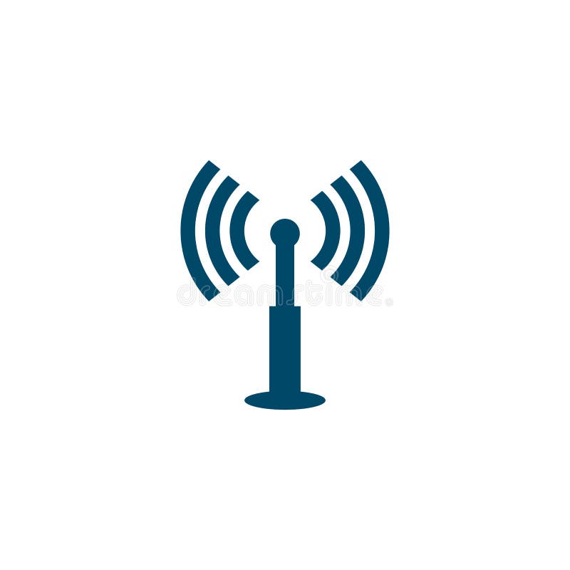 Signal Wave Icon Logo Design Vector Illustration Template Stock Vector ...