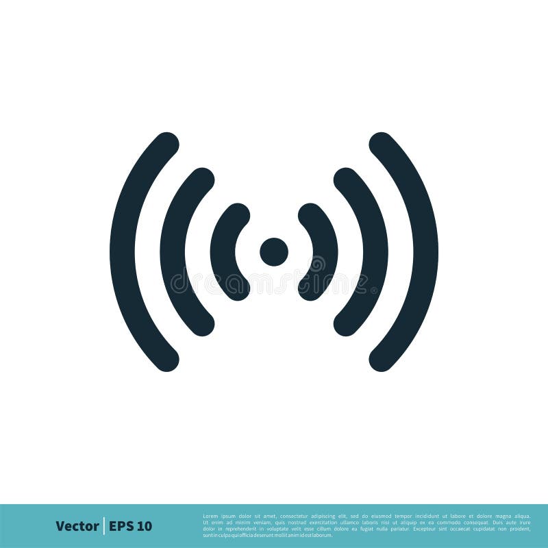 Signal Wi-Fi Icon Vector Logo Template Illustration Design. Vector EPS ...