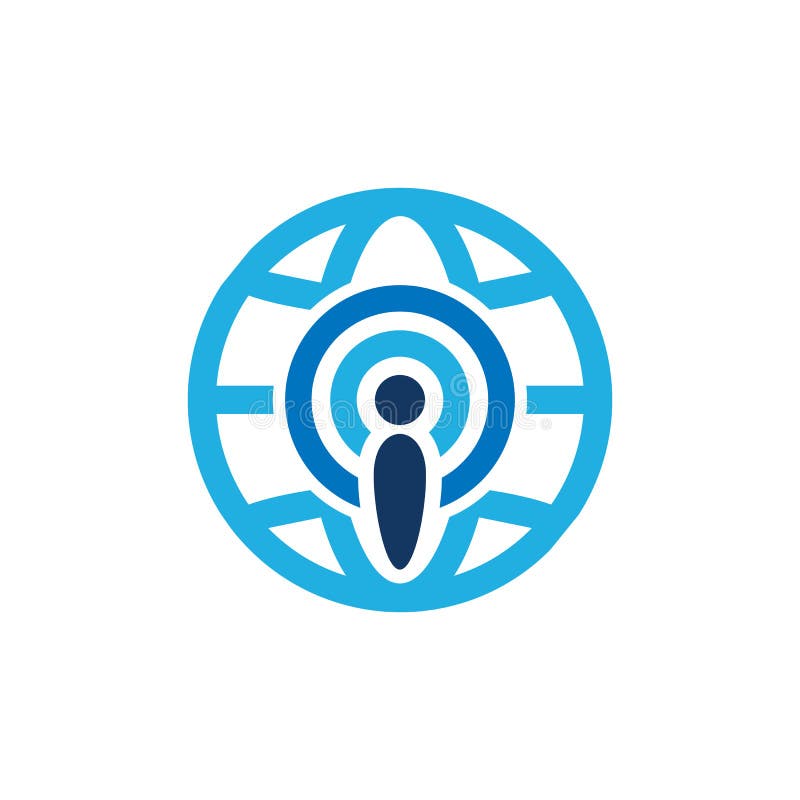 Signal World Logo Icon Design Stock Vector - Illustration of earth ...