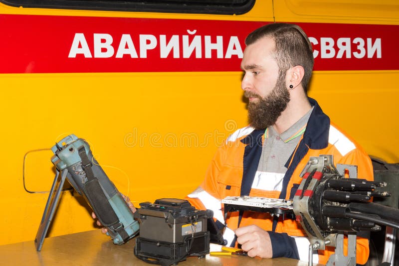 Signalman at work stock image. Image of male, networks - 72188345