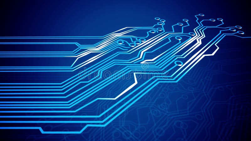 Computer Electronics Background Stock Video - Video of blue, closeup ...