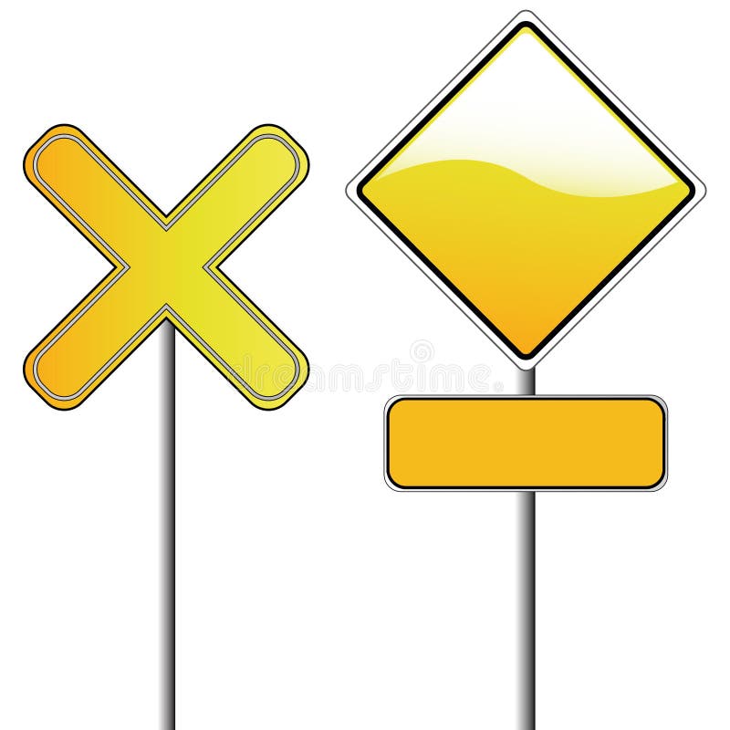 Yellow signals stock vector. Illustration of limit, symbol - 36002665