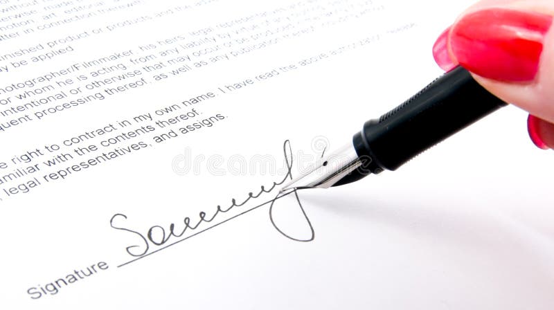 Signature stock photo. Image of close, success, signature - 7059976