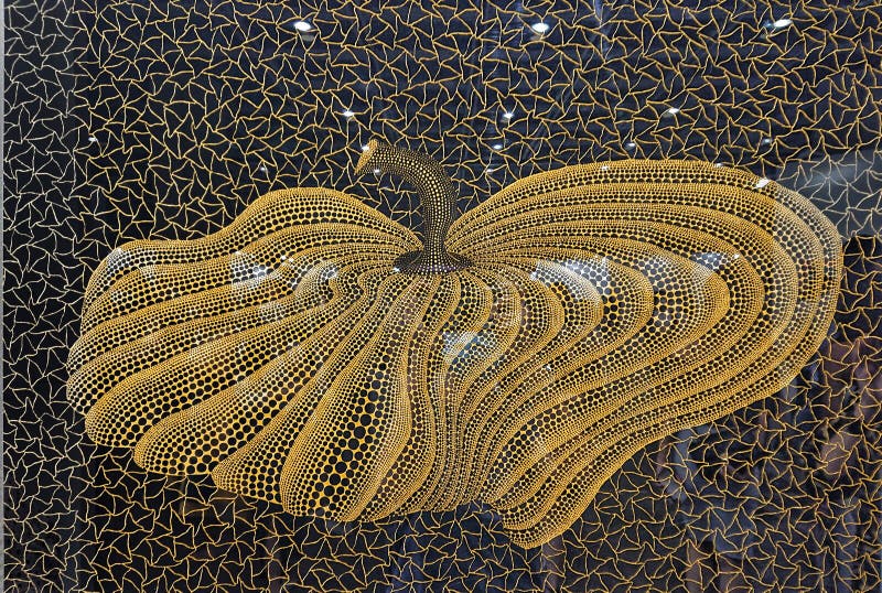 Signature Artwork by Yayoi Kusama Editorial Photo - Image of work ...