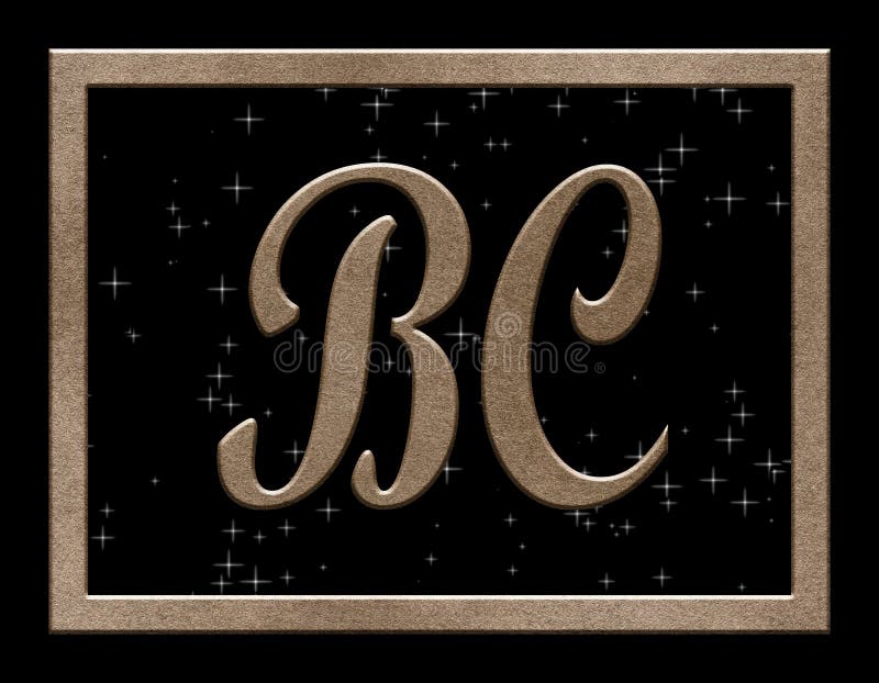 Signature BC , crystal stock illustration. Illustration of font - 242336996